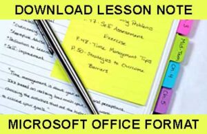 Primary Six Civic Education Lesson Note - First Term Lesson Note ...